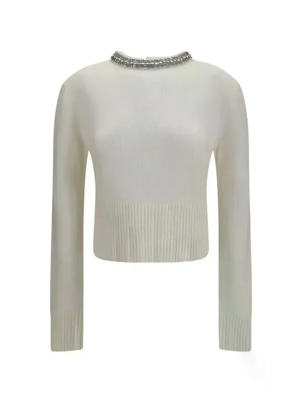 Pinko Crystal-embellished Knit Sweater