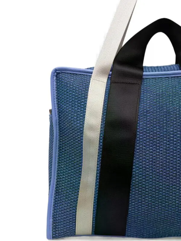 BENETTON Contrast-strap Tote Bag