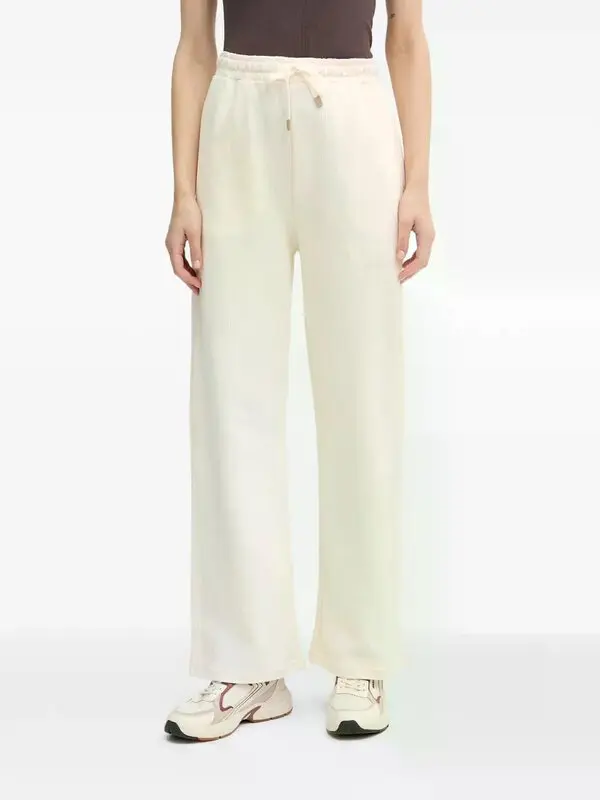 BENETTON Drawstring Wide-leg Trousers - Neutrals
