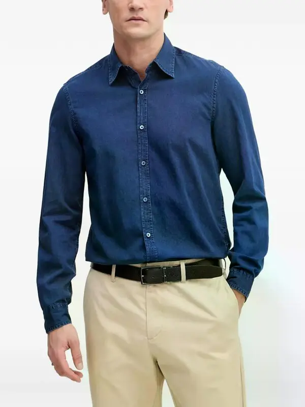 BENETTON Long-sleeve Button-up Shirt