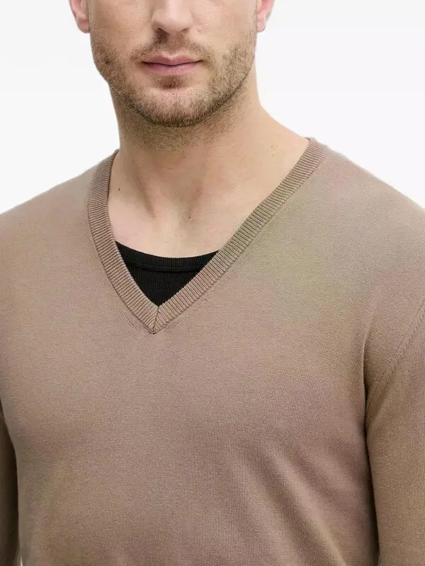BENETTON V-neck Knit Sweater