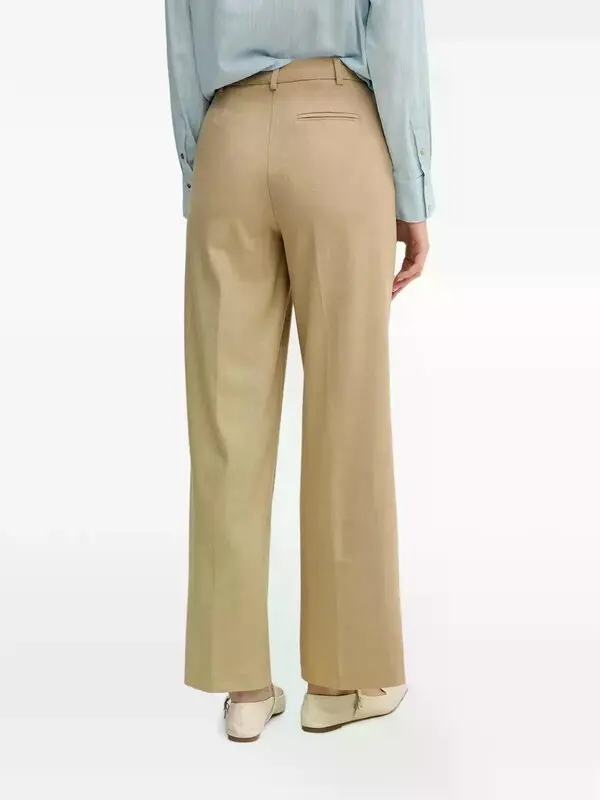 BENETTON Pressed Crease Wide Leg Trousers