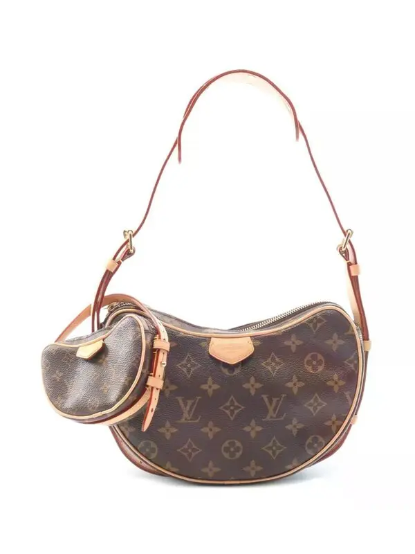 LOUIS VUITTON 2021 Croissant Monogram Shoulder Bag - Brown