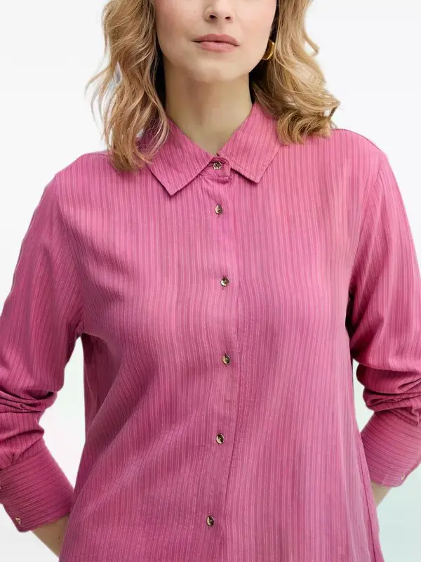 BENETTON Vertical Stripe Long Sleeve Shirt