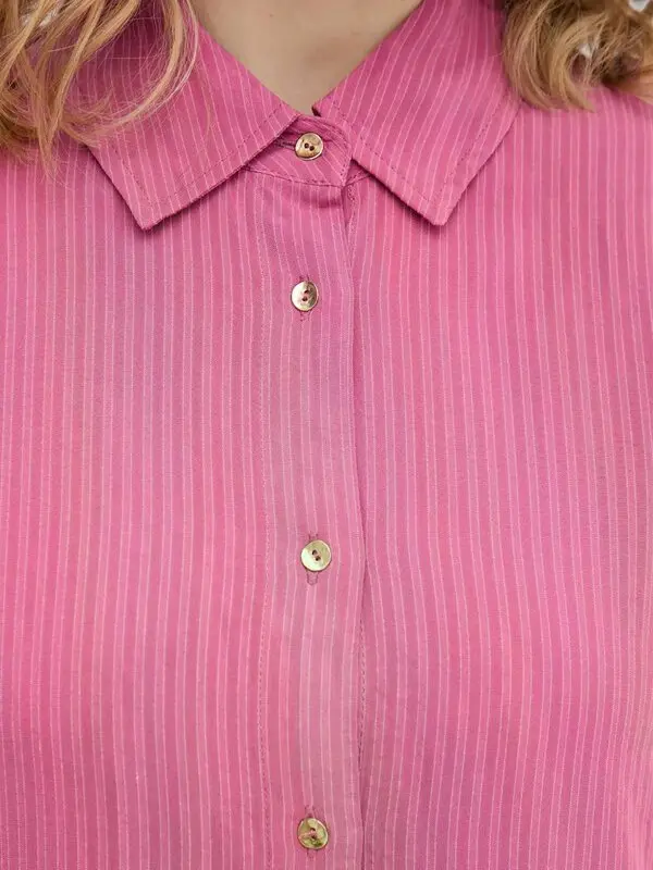 BENETTON Vertical Stripe Long Sleeve Shirt