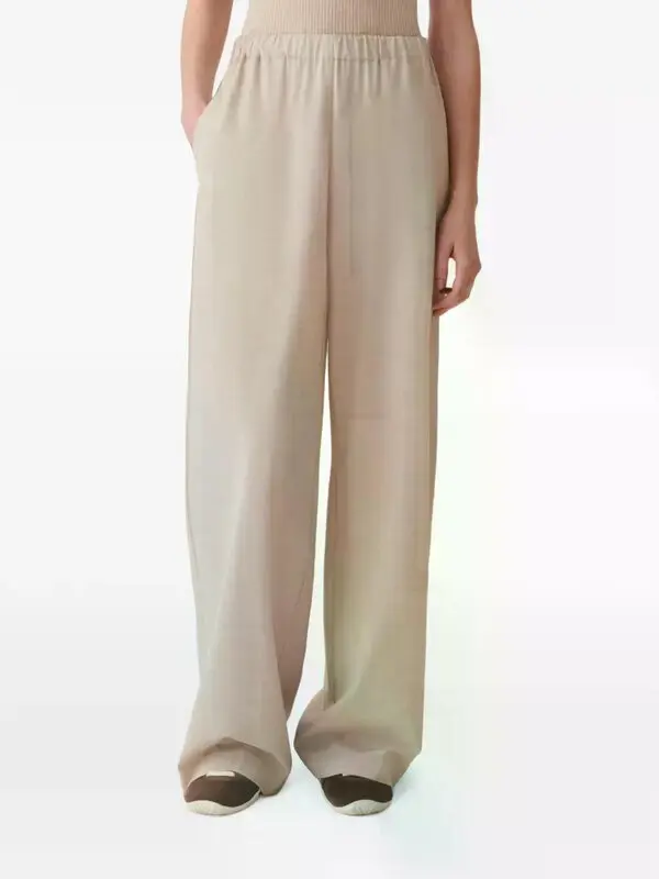 Fabiana Filippi Slub Texture Elasticated Waist Track Pants