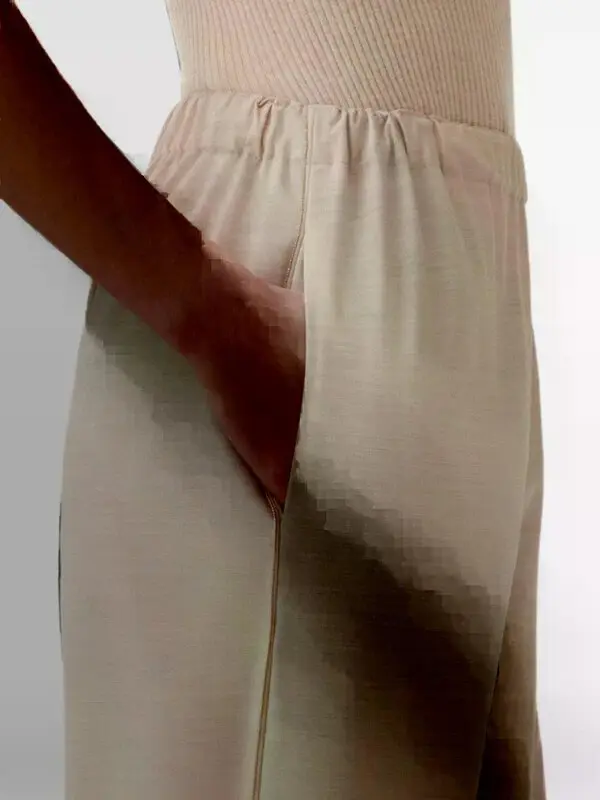 Fabiana Filippi Slub Texture Elasticated Waist Track Pants
