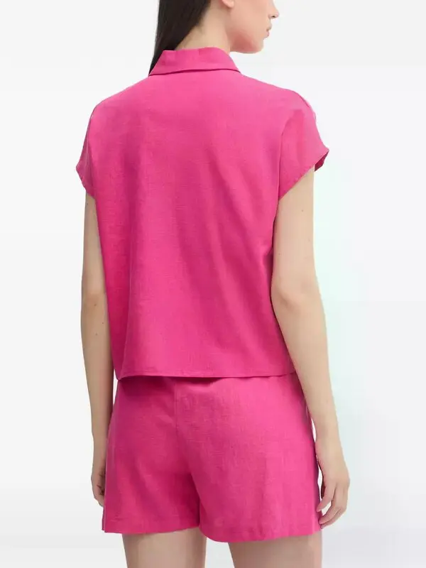 GAUDI Button-up Cap-sleeve Shirt