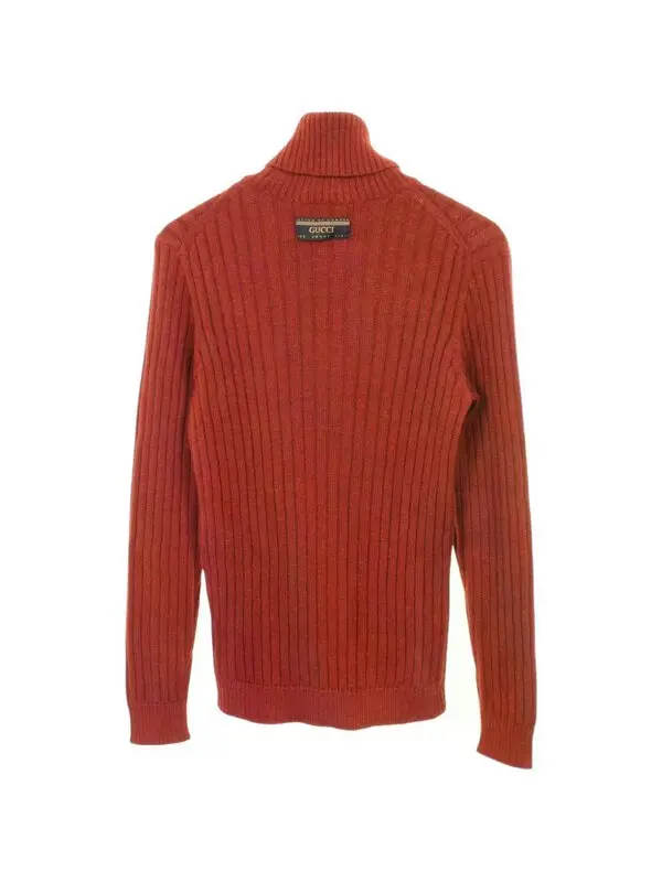 Gucci Ribbed Knit Turtleneck Sweater