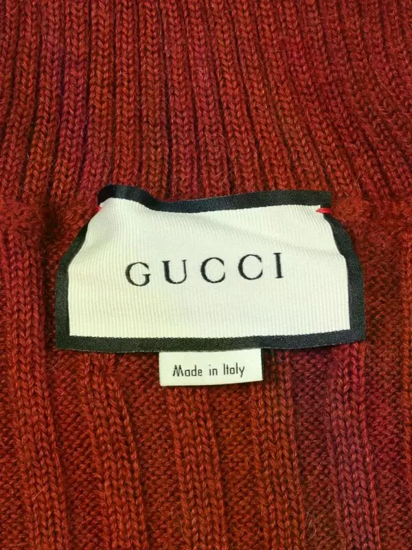 Gucci Ribbed Knit Turtleneck Sweater