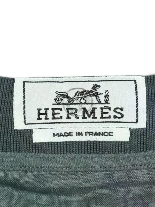 Hermès Zip-up Linen Sweater