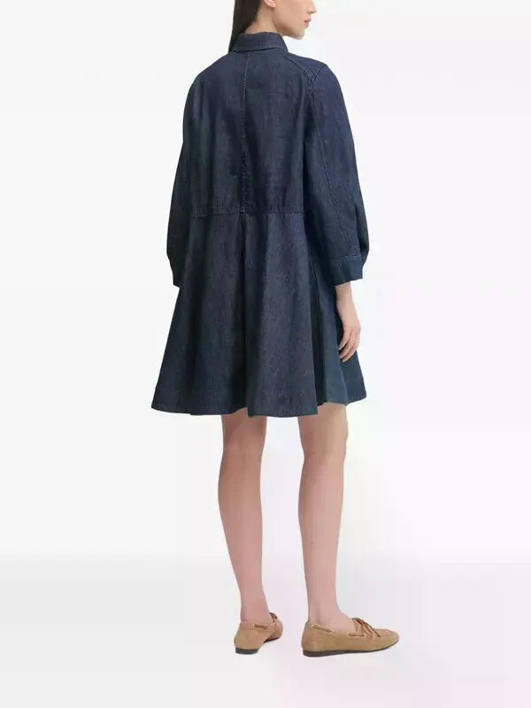 BENETTON Flared Denim Mini Dress