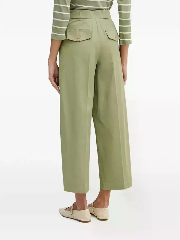 BENETTON Pressed Crease Wide-leg Trousers