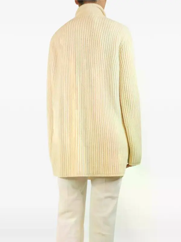 Loro Piana Double-breasted Rib-knit Cardigan