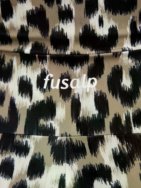 Fusalp Biarrita Leopard-print Sleeveless Performance Jumpsuit