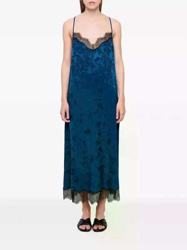 Zadig&Voltaire Respa Jac Horses Dress - Blue