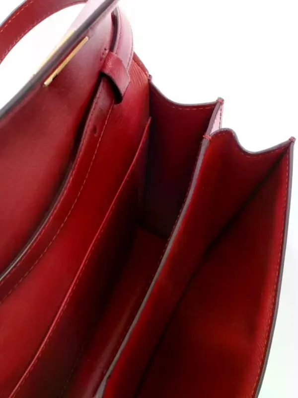 Celine Teen Box Shoulder Bag - Red