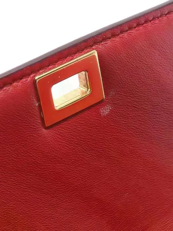 Celine Teen Box Shoulder Bag - Red