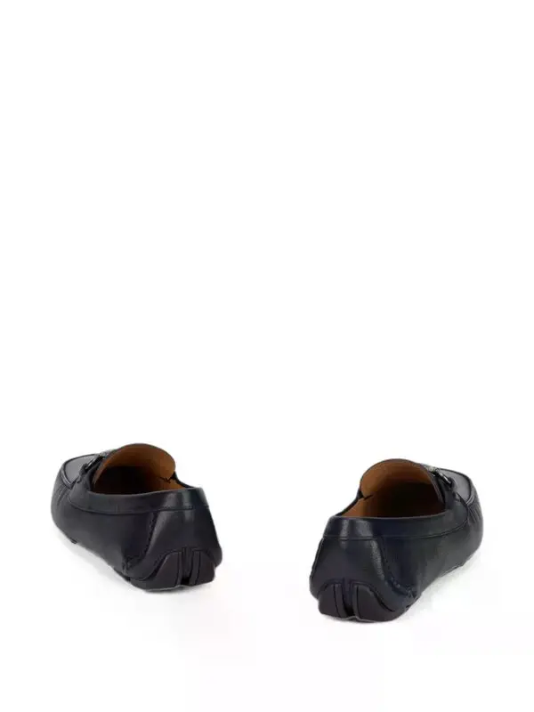 FERRAGAMO Leather Loafers - Blue