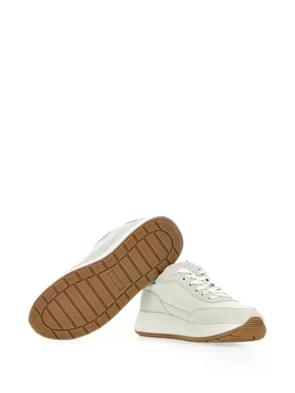 Hogan Off Panelled Lace-up Sneakers