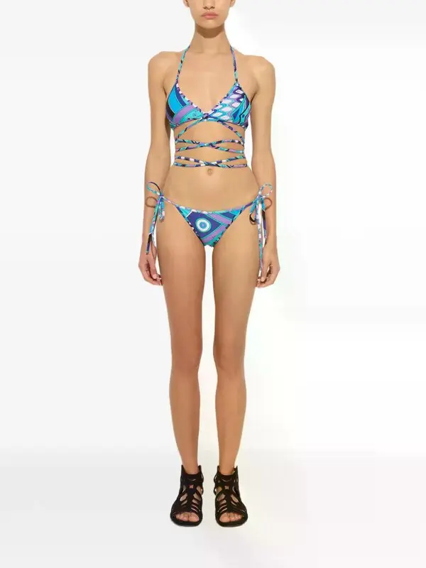 Emilio Pucci Vivara-print Bikini Top