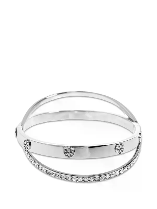 Tory Burch Crystal-embellished Crossover Bracelet