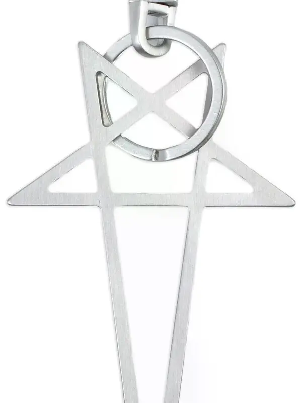 Rick Owens Pentagram Pendant Keyring