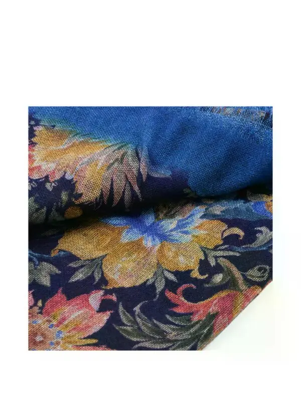 Etro Cashmere Floral-print Scarf