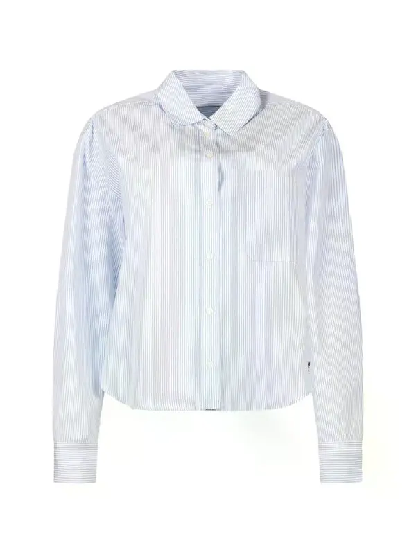 Max Mara Striped Cotton Shirt - White