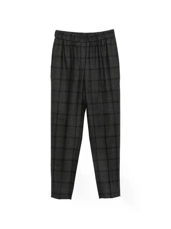 Peserico Check Pattern Trousers