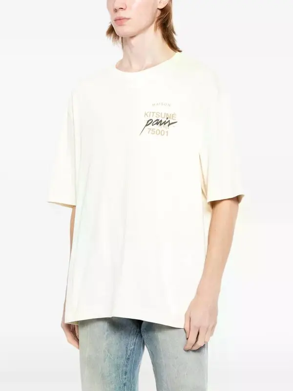 Maison Kitsuné Logo-print T-shirt