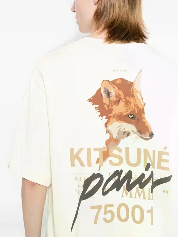Maison Kitsuné Logo-print T-shirt