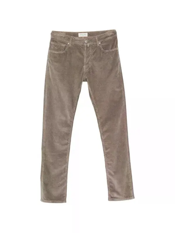 Jacob Cohen Bard Slim-fit Corduroy Trousers - Neutrals