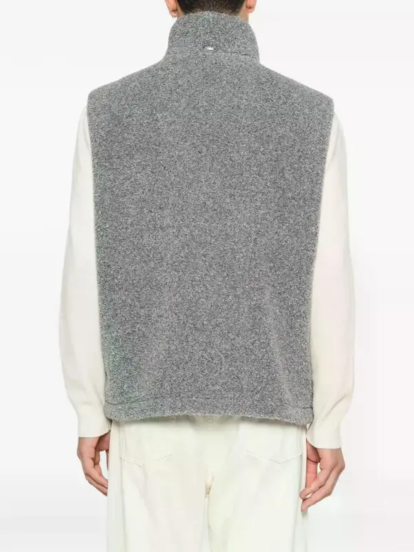 Herno High-neck Faux Fur Gilet