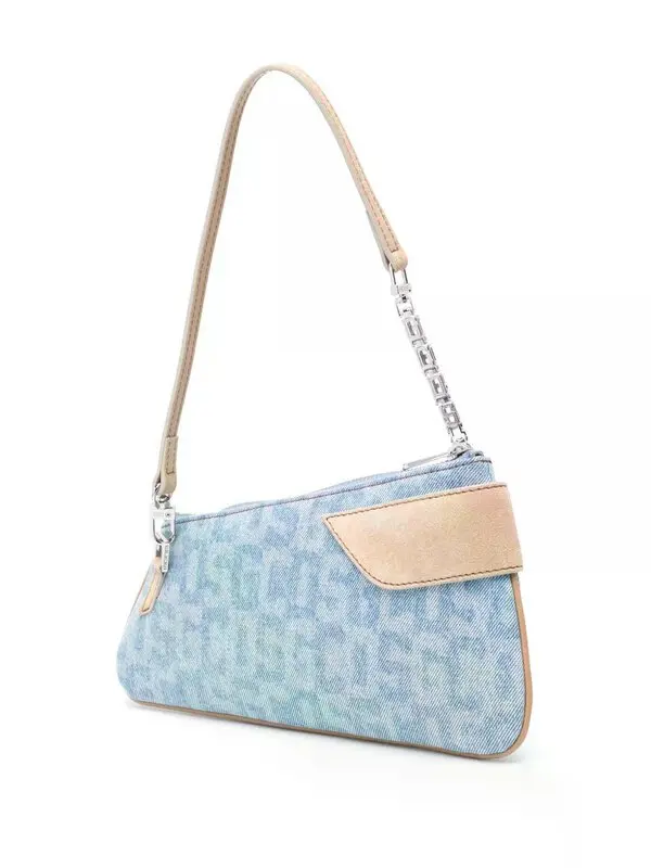 Gcds Logo-lettering Denim Shoulder Bag