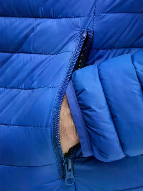 BENETTON Quilted Hooded Jacket