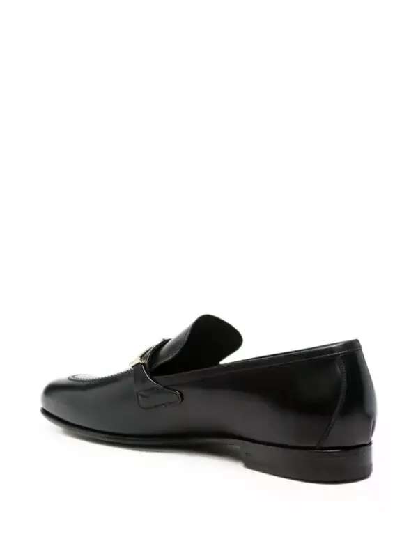 TOM FORD Gigi T-hardware Leather Loafers