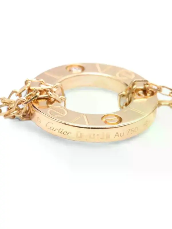 Cartier 18k Gold Diamond Love Necklace