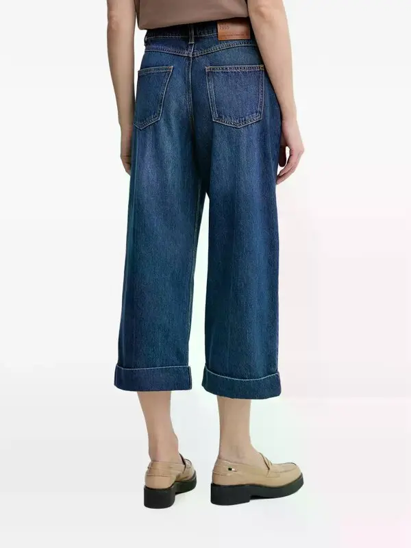 BENETTON Faded Turn-up Jeans