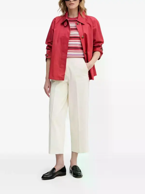 BENETTON Raglan-sleeve Button-up Coat