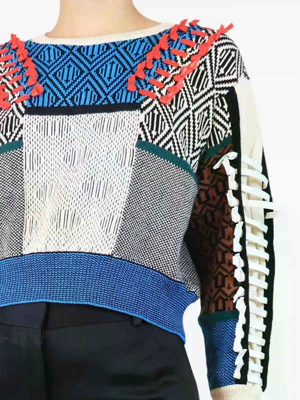 Toga Abstract Knit Sweater