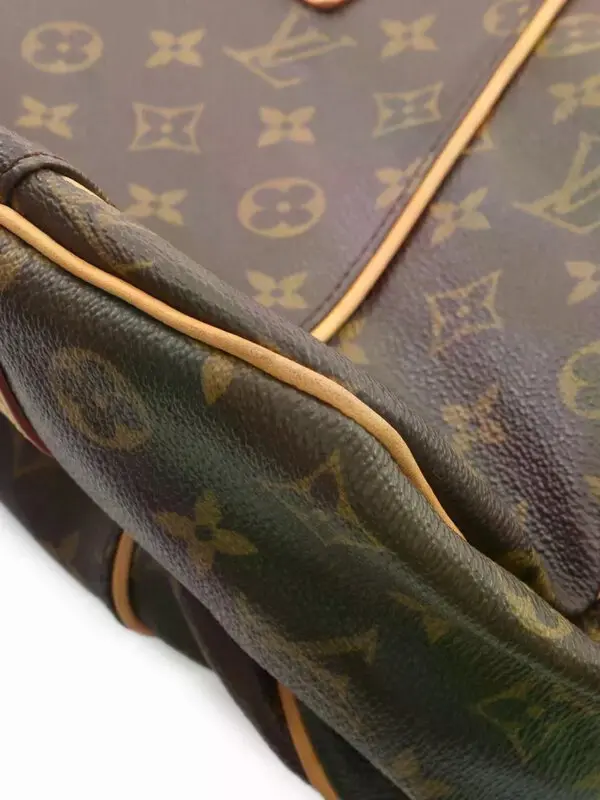 LOUIS VUITTON 2008 Galliera Pm Monogram Tote Bag - Brown
