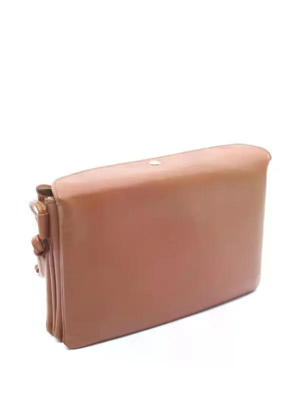 Celine Trio Flap Crossbody Bag - Brown