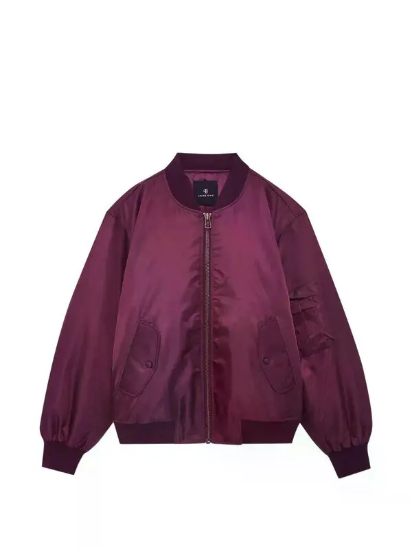 ANINE BING Leon Bomber Jacket - Red