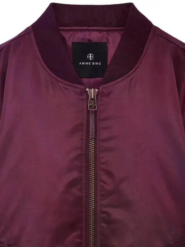 ANINE BING Leon Bomber Jacket - Red