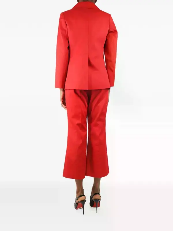 DURO OLOWU VINTAGE Suit With Peak Lapels - Red