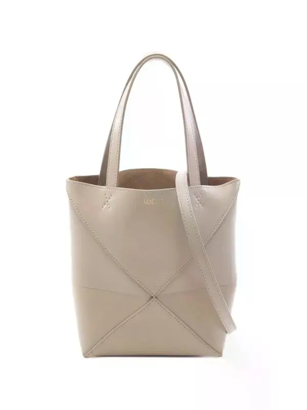 Loewe Mini Puzzle Fold Tote Bag - Neutrals