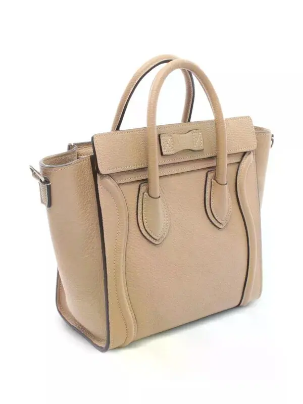 Celine Nano Luggage Tote Bag - Neutrals