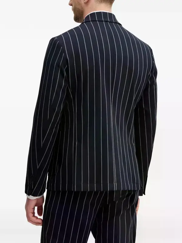 BENETTON Pinstripe-pattern Single-breasted Suit