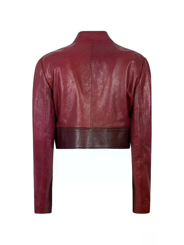 Alexander McQueen Buckled Leather Jacket